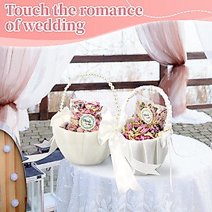 52 Pack Biodegradable Confetti, Dried Flower Petals, Real Pink Rose Petals for Weddings, Flower Girl, Valentine's Day, Wedding Send Off Ideas, Flower Girl Dinner Table Centerpieces