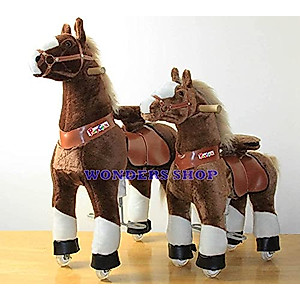 Ponycycle Pony Cycle Ride On Horse Size Medium Brown