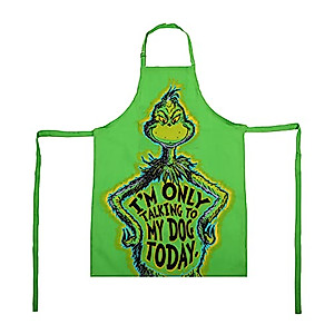 Bioworld Grinch Please 3-Piece One Apron & Two Towel Set