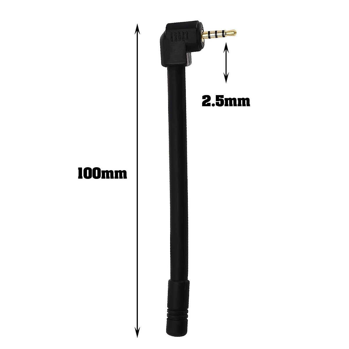 SING F LTD DAB Radio Antenna Compatible with Bo-se Wave Radio III Soundtouch IV and Other Radios DAB FM Digital Audio Broadcasts Audio Video Home Theater Receiver, 2.5MM