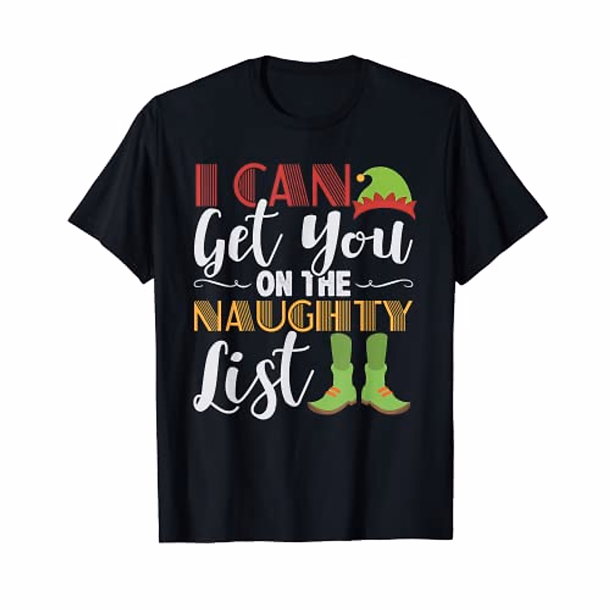 Naughty List tShirt I Can Get You On Naughty List, Christmas