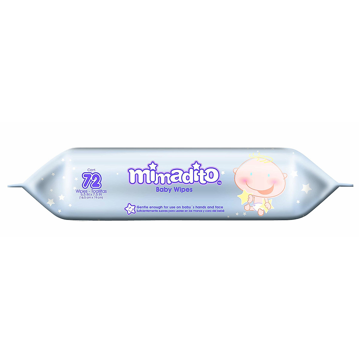 Baby Wipes by MIMADITO – Made with Natural Extracts, Purified Water. Light Scent and Soft Cloth. Keep Your Baby Sensitive Skin Fresh and Clean. A Must Have in Your Diaper Bag. Dispenser Pack 72ct.