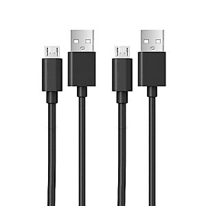 10Ft Micro USB Cable for Charging Fire HD 6 7 8 10 Tablet and Fire HD6 7 8 10 Kids Edition,Kindle Fire HD, HDX 6" 7" 8.9"(Fire 1st-8th Gen),Kindle E-Reader,Paperwhite,Oasis,Voyage,(3rd-10th Gen)-2Pack
