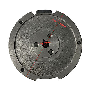 Key Shaft Flywheel & Charging Coil For Head Light on Predator 301cc 8HP Engine