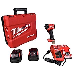 Milwaukee 2854-22 M18 FUEL GEN-3 18V Li-Ion 3/8 in. Compact Impact Wrench Kit
