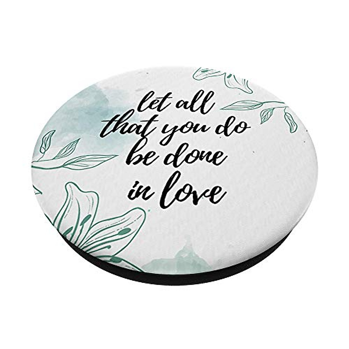 Inspirational Bible Verses Flowers Christian Gift PopSockets PopGrip: Swappable Grip for Phones & Tablets