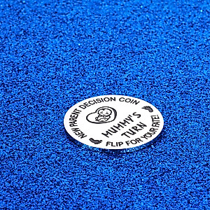 New Baby Gifts Decision Coin for Mummy Daddy to Be Wife Husband Pregnancy Gifts for First Time Moms Dads New Parents Gifts for Christmas Mothers Fathers Day Birthday,Double-Sided