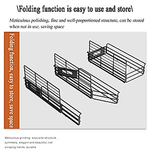 LEAYAN Under Sink Storage Under Sink Storage, 2 Tier Under Sink Storage Organizer for Bathroom Kitchen Multi-Purpose Standing Rack Organizer Under Sink Rack Shelf, White 35x21.5x43cm