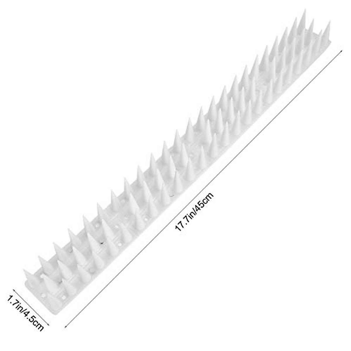 Happyyami 20 pcs Fence Wall Spikes Anti Climb Fence Wall Spikes Burglars Garden Security Anti Climb cat/Intruder Deterrent