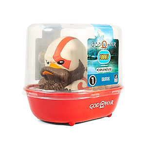 TUBBZ God of War Kratos Collectible Duck Vinyl Figure – Official God of War Merchandise – PC & Video Games