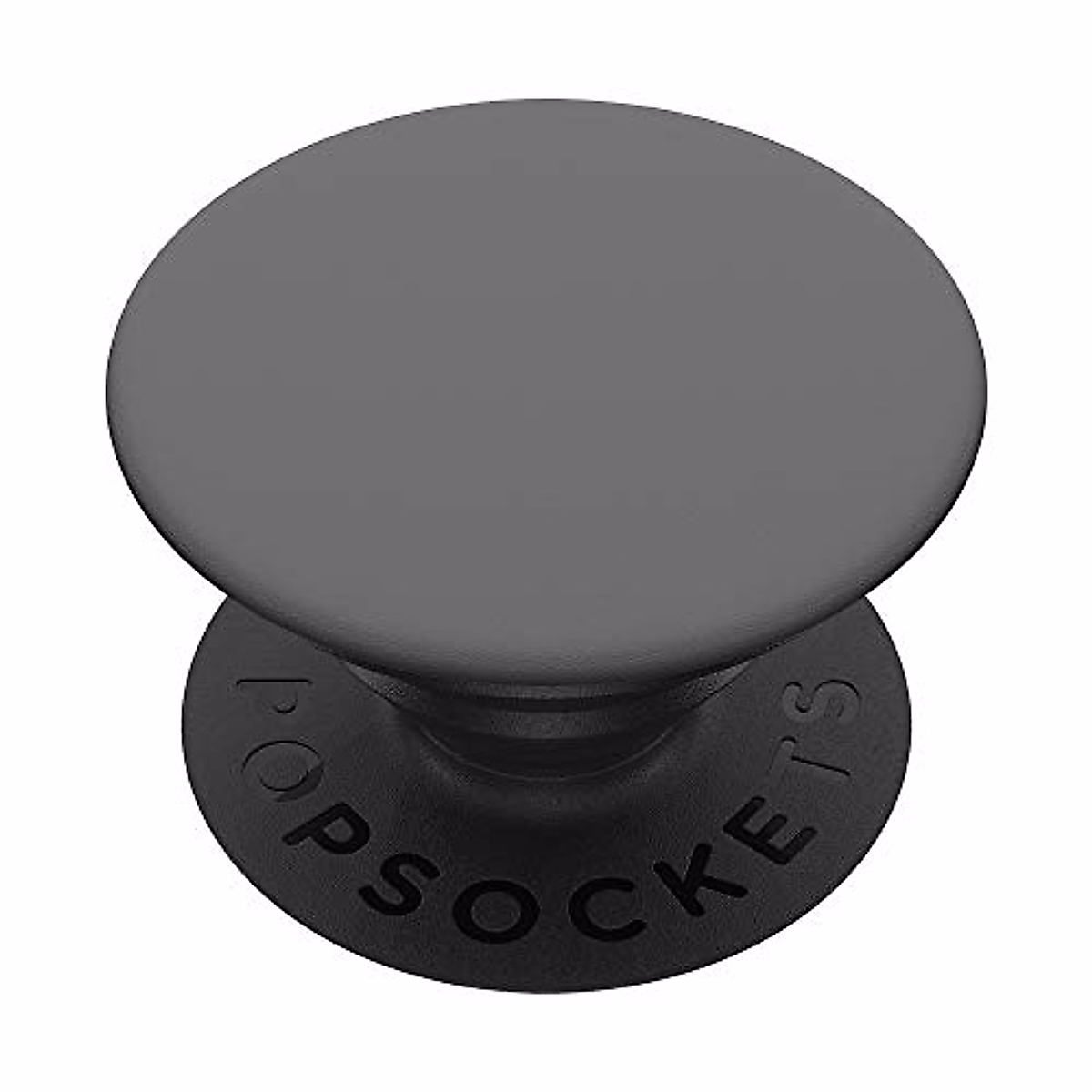 Simple Solid Color Chic Mid Grey Gray Design PopSockets Swappable PopGrip