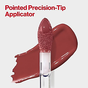 REVLON Liquid Lipstick, Lip Makeup, ColorStay Satin Ink, Longwear Rich Lip Colors, Formulated with Black Currant Seed Oil, 032 Lady Topaz, 0.17 Fl Oz