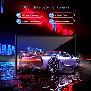 CAICOR 3 in 1 Tablet 2024 Newest 10.1 inch Android 11 Tablets 4G Cellular Tablet with Keyboard 4GB+64GB and 128GB Expandable, 5MP+13MP Dual Camera, Dual Card Slot, GPS WiFi Bluetooth FM Mouse Stylus