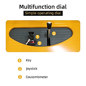 APOLLOLIFT Semi Electric Stacker, Lift Stacker 3300lbs Capacity Pallet Stacker 118inch Lifting Height Straddle Legs with Adjustable Forks