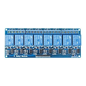 ELEGOO 8 Channel DC 5V Relay Module with Optocoupler Compatible with Arduino UNO R3 MEGA 1280 DSP ARM PIC AVR STM32