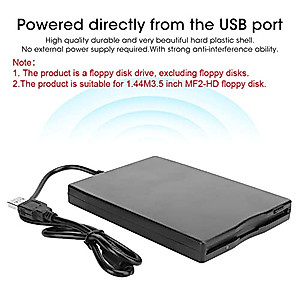 Portable Floppy Drive,plplaaoo 3.5-Inch Card Reader, USB Floppy Drive, Computer Accessory, External Removable, External Floppy Diskette Drive for Laptops Desktops and Notebooks