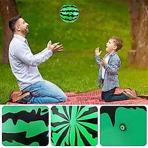 Airsnigi 24 Pieces Beach Balls, 8.8" Inflatable Watermelon Beach Balls Bouncing Balls Watermelon Pool Toys for Outdoor Summer Beach Swimming Pool Kids Party Decor