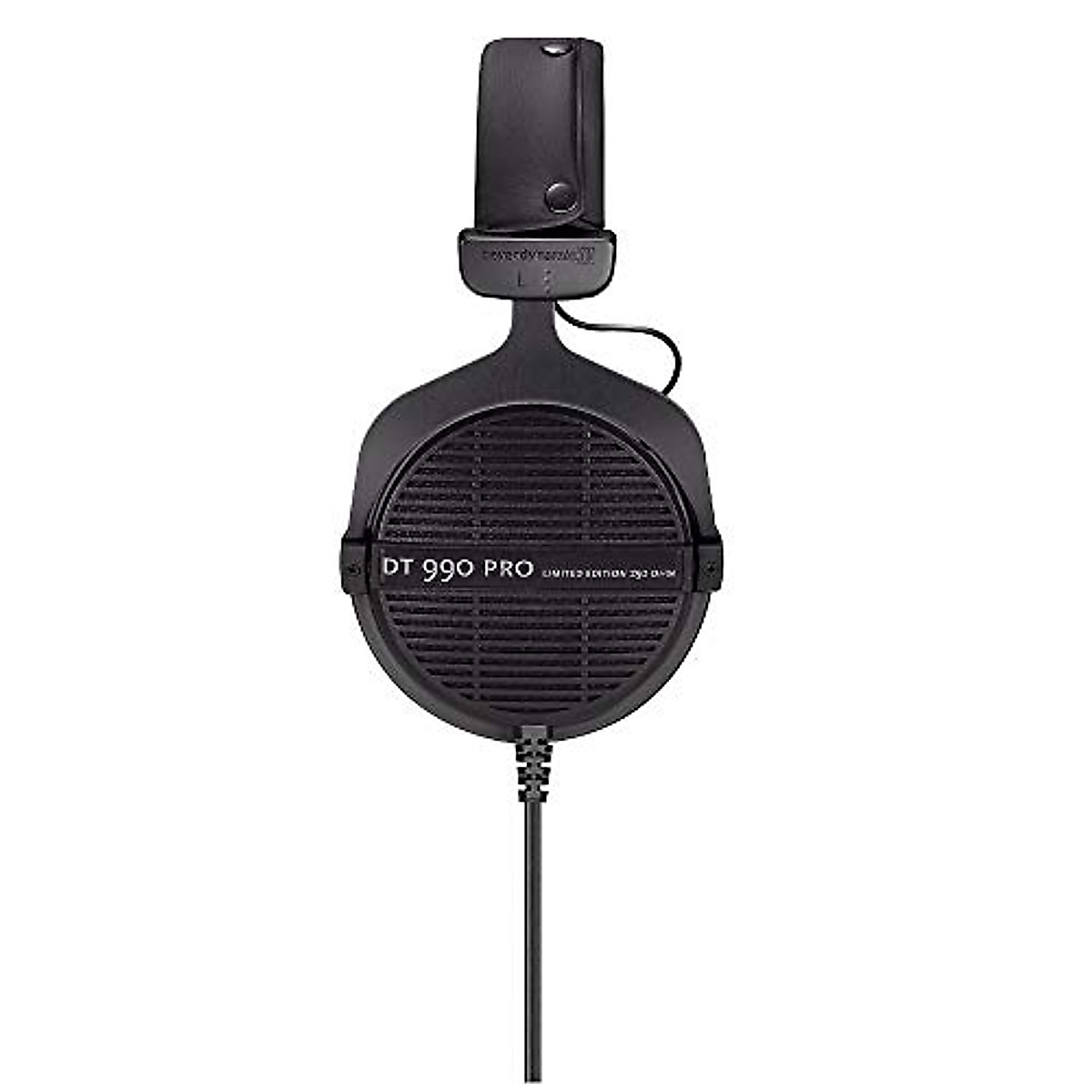 beyerdynamic DT 990 PRO 250 ohm Studio Headphones (Ninja Black, Limited Edition) with 4-Channel Headphone Amplifier Bundle (2 Items)