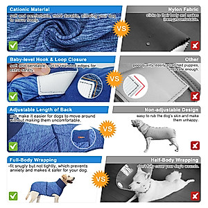 BEAUTYZOO Dog Recovery Suit Female After Surgery Spay, Soft Dog Surgery Suit E-Collar & Cone Alternative, Male Dog Neuter Surgical Onesies,Anti Licking Wounds Dog Bodysuit, Post-Operative Vest Clothes