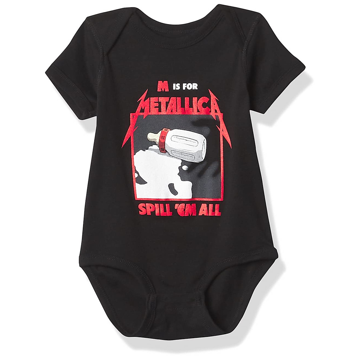 Metallica baby boys Metallica M for Kea Bodysuit and Toddler T Shirt Set, Black, 6 Months US