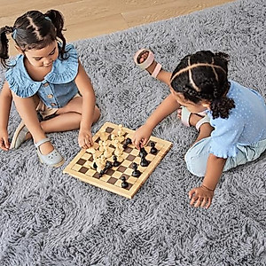 Unirea Fluffy Runner Rugs for Bedroom Living Room,2x6 Hallway Runner Rugs, Non Slip Soft Shaggy Bedside Rug Carpet for Dorm Kids Nursery Girls Room Home Decor,Grey