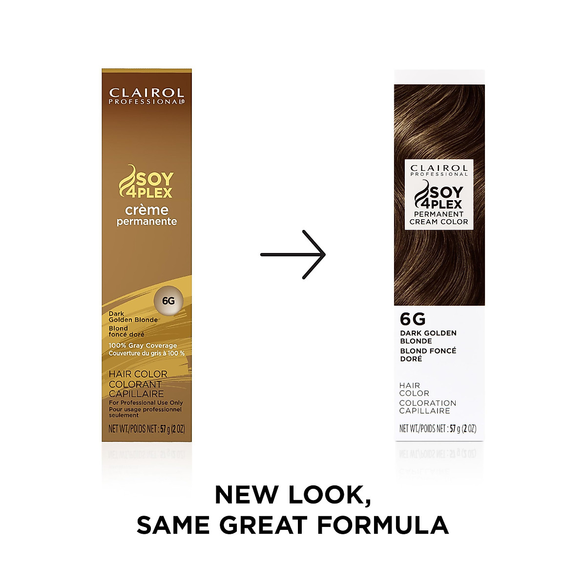 Clairol Professional Crème Permanente, 6g Dark Gold Blonde, 2 oz. - Packaging May Vary