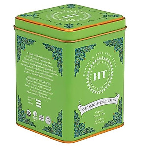 Harney Sons HT Tea Blend Organic Plain Green 20 Tea Sachets 1.4 oz 40 g