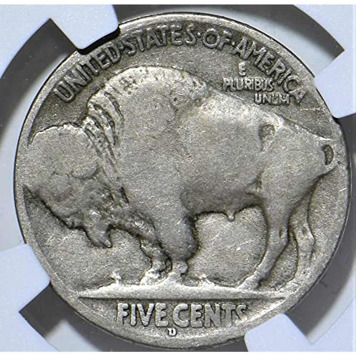 1918 D Buffalo 1918/7 Nickel G-4 NGC/CAC