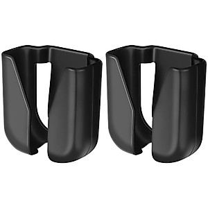 Black Waist Belt Stethoscope Holder Clip Lightweight Holster Plastic Stethoscope Tube Holder, Fits Most