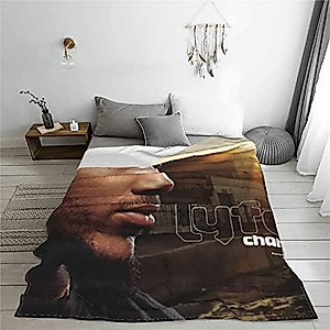 Flannel Blanket Lyfe Jennings Soft Lightweight Throw Blanket Warm Durable Sofa Couch Decor Beding 50"X40"