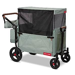 Radio Flyer Atlas Stroll N Wagon, Folding Wagon for 1+ Years - Sage
