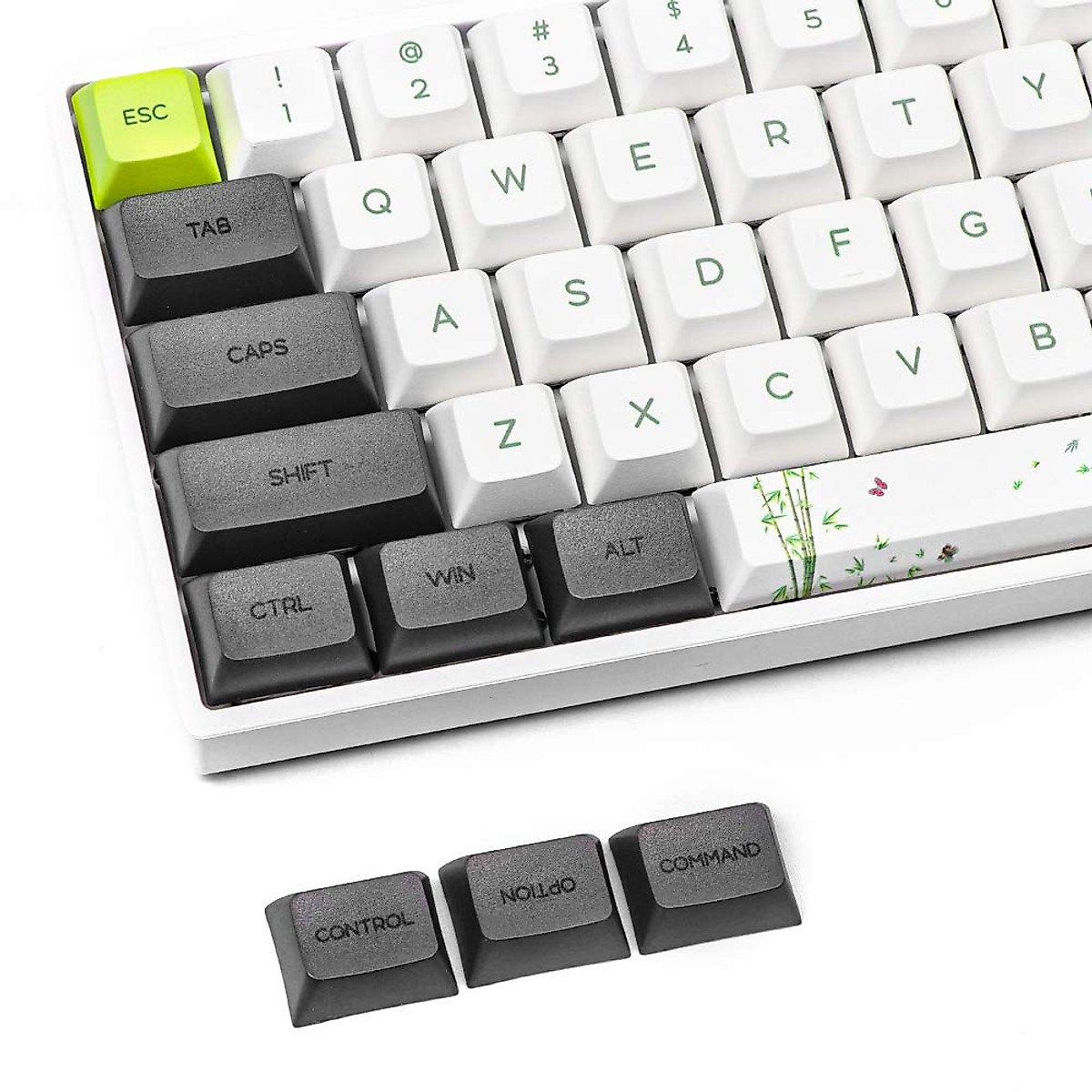 EPOMAKER SK64S Hot Swappable Bluetooth 5.1 Wireless/Wired Mechanical Keyboard with RGB Backlit, PBT Keycaps for Win/Mac/Gaming (Gateron Optical Yellow, Panda)