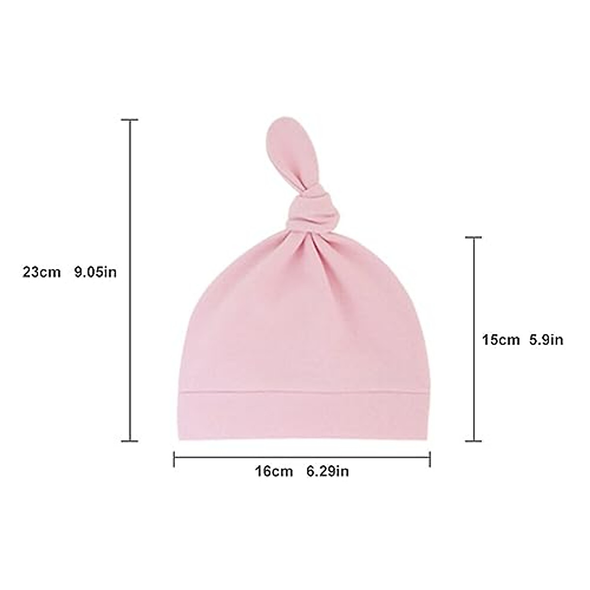 8PCS Newborn Baby Hats and Mittens Set Gloves Beanies No Scratch Mittens Warm Elastic Infants Hats 0-6 Months