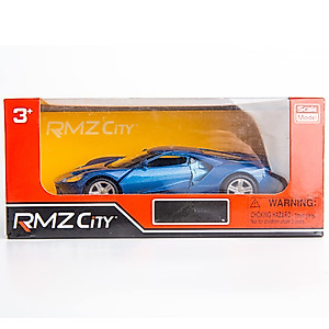 RMZ City 1:36 Compatible for Diecasting Alloy Car Model Ford GT Toy Car, Pull Back Vehicles Toy Car for Toddlers Kids Boys Girls Gift Blue