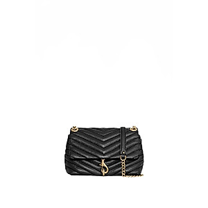 Rebecca Minkoff womens Edie Crossbody, Black, O S US