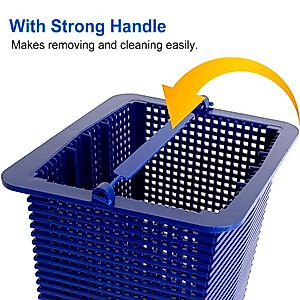 Porscan SPX1600M Skimmer Basket Fit for Hayward Super Pump - Replacement Strainer Pump Basket Compatible with Hayward SP2607X10 SP2615X20XE SP1615X20 Inground Pool Pump, Filter Basket Replaces SP1600M