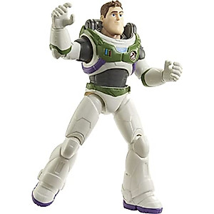 Mattel Lightyear Toys Buzz Large-Scale Action Figure, Space Ranger Alpha with Accessories, 12 Moving Joints, 12 Inch