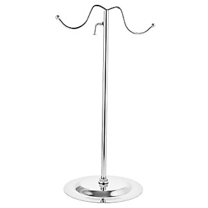 Anneome Bath Towel Rack Towel Rail Bag Rack Round Bottom Vertical Metal Hangers Bags Tower Hanger Dressing Table Kitchen Towel Rack Balance Stainless Steel No Punching