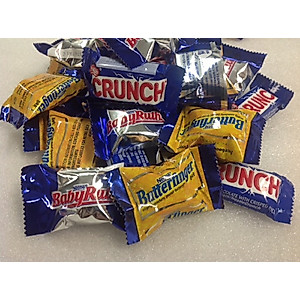Nestle Chocolate Miniatures 5 pounds bulk Crunch Bar Baby Ruth Butterfinger