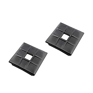 Dumble Replacement RV Bumper Cap, RV Sewer Cap, Travel Trailer Bumper End Caps, Square 4 Inch Camper Bumper Cap, 2-Pack