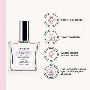 DEMETER 3.4oz Cologne Spray - Baby Powder
