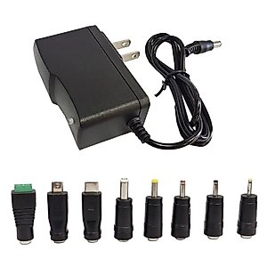 6V 2Amp Power Adapter 120-240V AC to DC 6Volt 2A 1.5A 1A 0.5A Power Supply Adapter Replacement 6v Power Cord USB Type C with 8 Tip for Blood Pressure Monitor Models,Exercise Bike