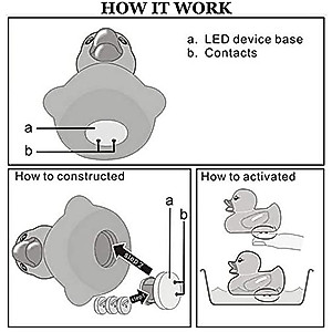 Bath Toys for Toddlers Baby 8 Pack Light Up Toys - Bathtub Toy Flashing Colourful LED Light Shower Bathtime for Kids Toddler Child Infants Preschool Bathroom Bathtub Shower Swimming Pool Party Games