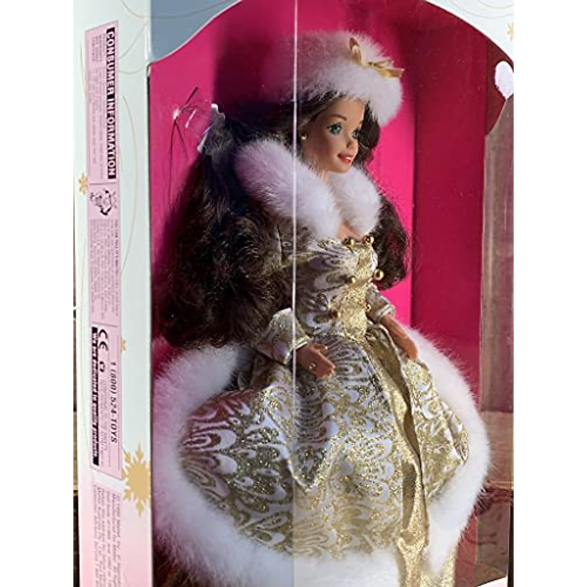 Winter Fantasy Barbie Brunette Sam's Club Exclusive Mattel #15530 1995