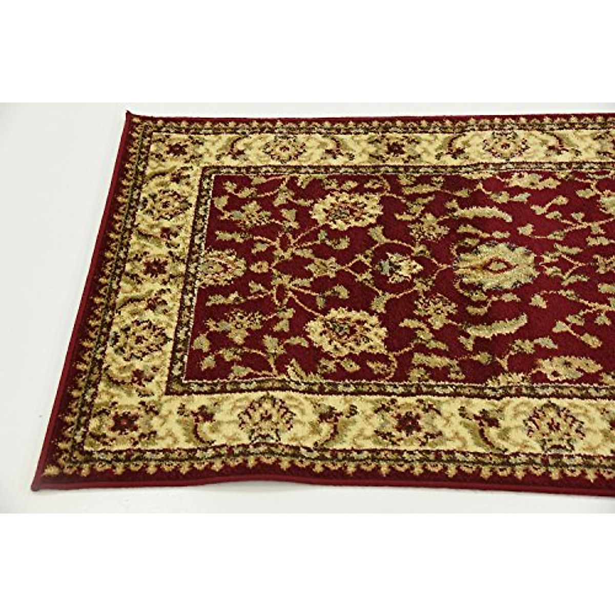 Unique Loom Voyage Collection Traditional Oriental Classic Intricate Design Area Rug (2' 7 x 10' 0 Runner, Red/Gold)