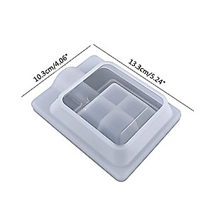 Tray Mold Handmade Epoxy Resin Silicone Mould Jewelry Dish Trinket Container Holder Silicone Resin Mold for DIY Resin Art Craft Home Decor