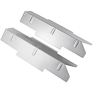 KXT Grill Heat Plates Replacement Parts for Dyna-Glo DGF350CSP, DGF350CSP-D, DGC350CNP-D, Stainless Steel Flavorizer Bar Heat Shield Tent for Dyna-Glo BBQ Grill Models (2 Pack)