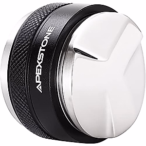 Apexstone 53mm Coffee Distributor & Tamper, 53mm Coffee Distributor & Hand Tamper, Dual Head Coffee Leveler for 54mm Breville Portafilter, Adjustable Depth