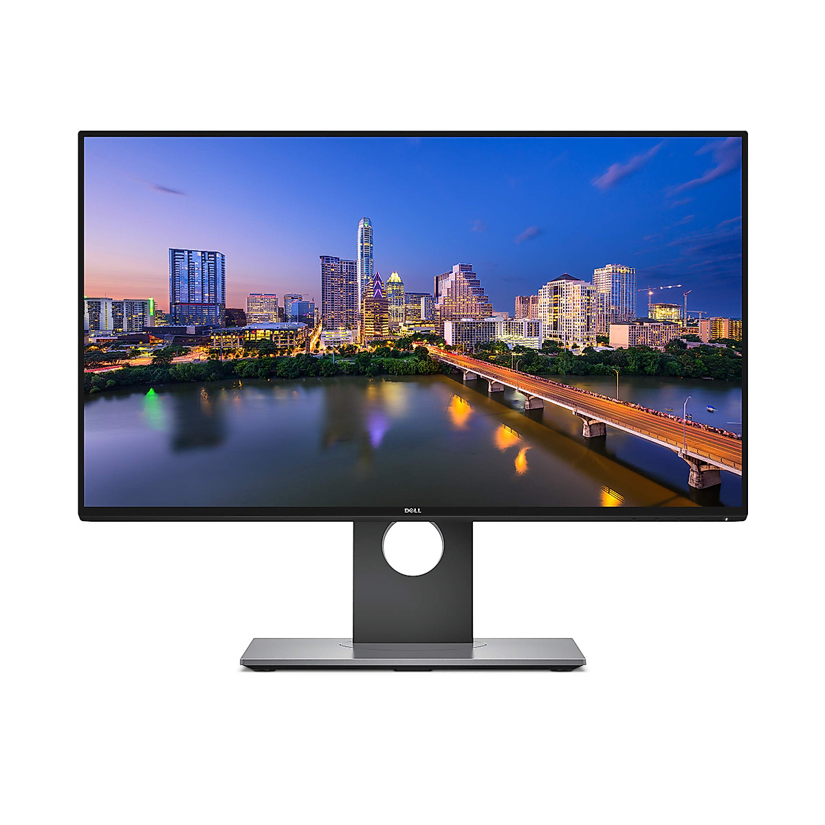 Dell Ultrasharp 24 inch Infinity Edge Monitor - U2417H, Full HD 1920 X 1080 At 60 Hz|Ips, Anti-Glare with Hard Coat 3H|Vesa Mounting Support|Tilt|Pivot|Swivel|Height Adjustable Stand