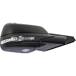 Kool Vue Driver & Passenger Side Power Heated Mirrors for Ford Explorer 2016-2019 Manual Fold With Signal Light, Blind Spot Monitor & Puddle Lamp; Without Memory & Auto-Dimming Paintable